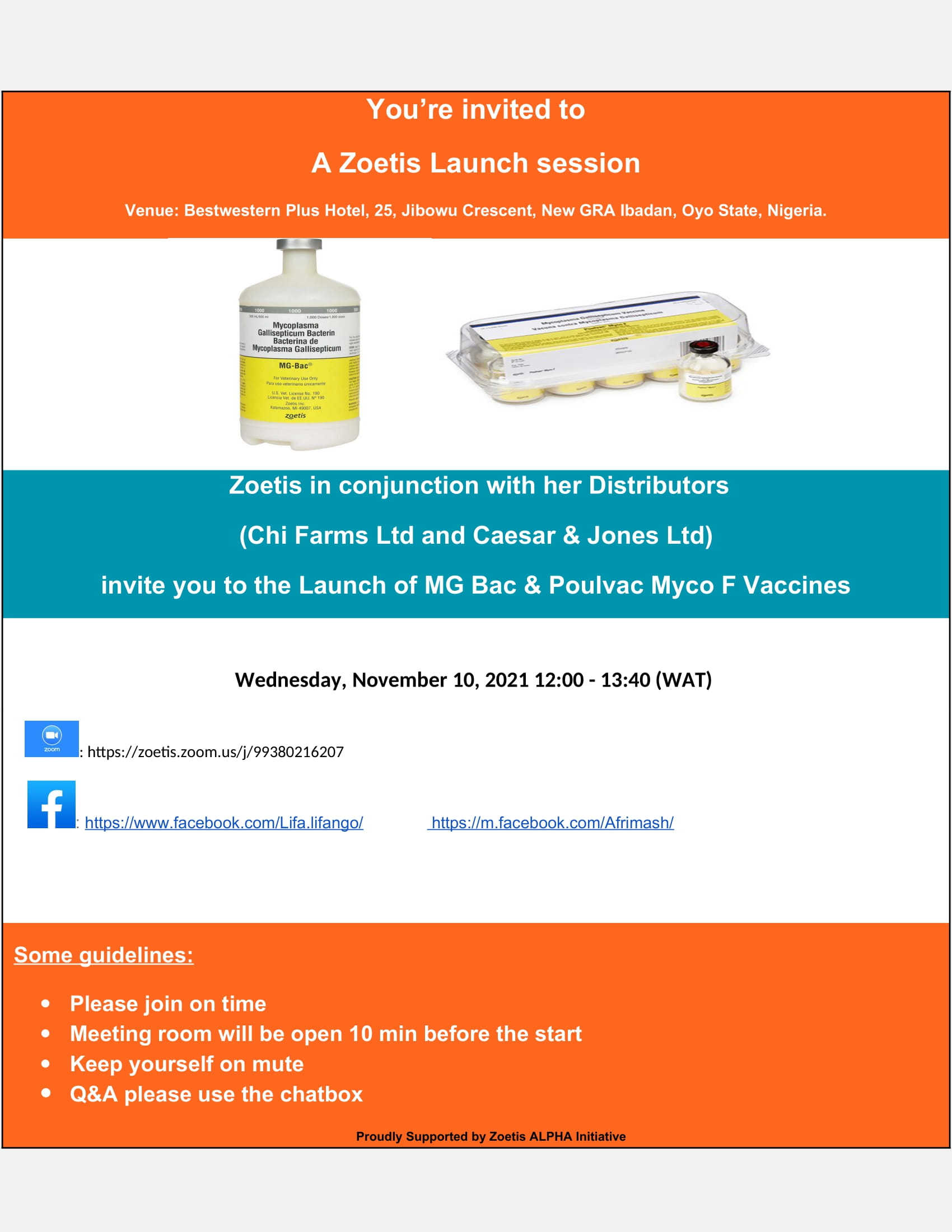 ZOETIS LAUNCH SESSION - LIFA's Blog